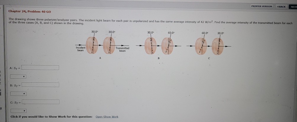 Solved PRINTER VERSION (RACK Chapter 24, Problem 40 GO The | Chegg.com