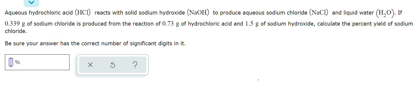 Solved Aqueous hydrochloric acid (HCI) reacts with solid | Chegg.com