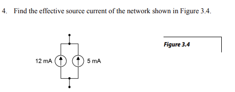 Solved 4. Find the effective source current of the network | Chegg.com