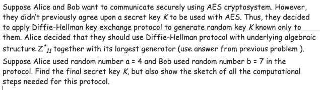 Solved Suppose Alice and Bob want to communicate securely | Chegg.com