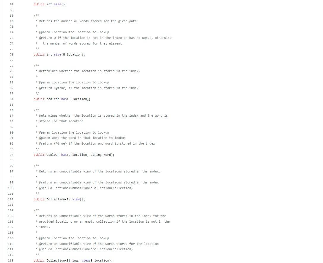 Solved TODO Update declaration to implement ForwardIndex | Chegg.com Solved TODO Update declaration to implement ForwardIndex | Chegg.com