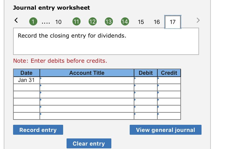Solved Journal entry worksheet