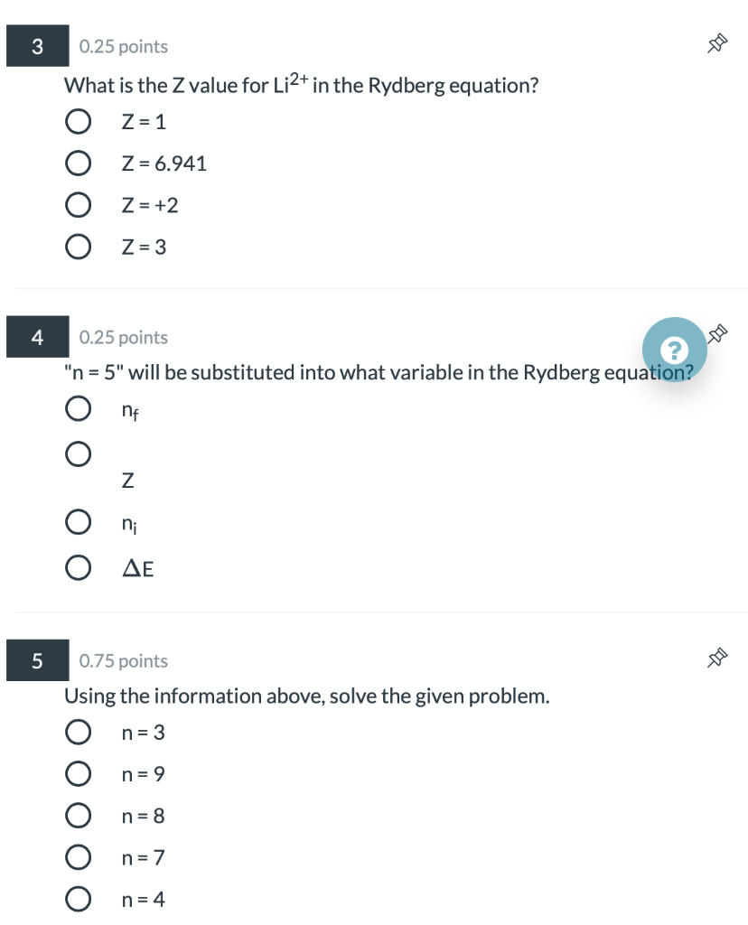 Solved Q: Using the Rydberg formula, calculate the initial | Chegg.com