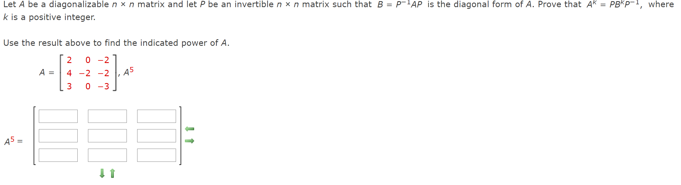 Solved Let A be a diagonalizable n × n matrix and let P be | Chegg.com
