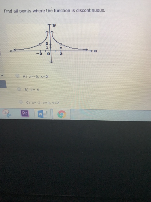 Solved Find all points where the function is discontinuous. | Chegg.com