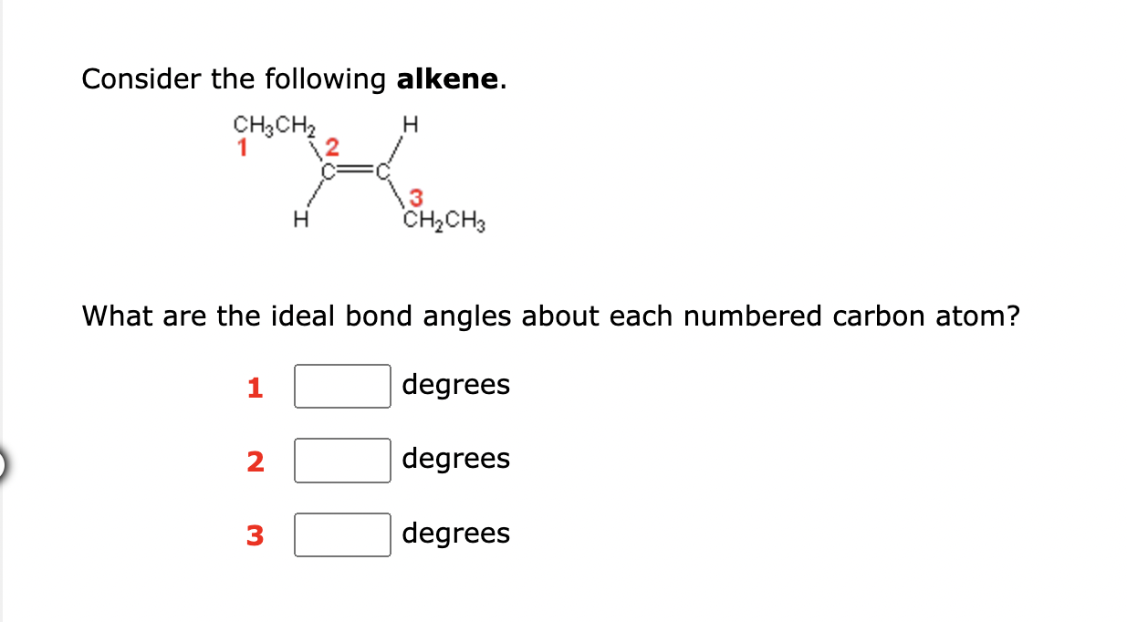 Solved Consider the following alkene. What are the ideal | Chegg.com