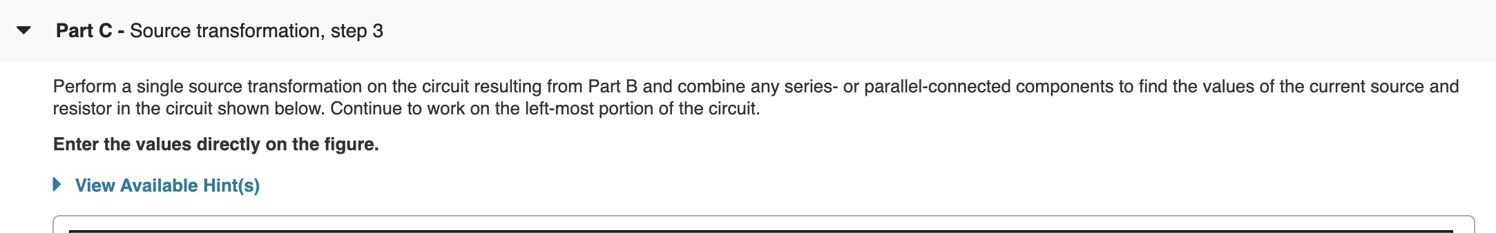 Solved Part C Source Transformation Step 3 Perform A