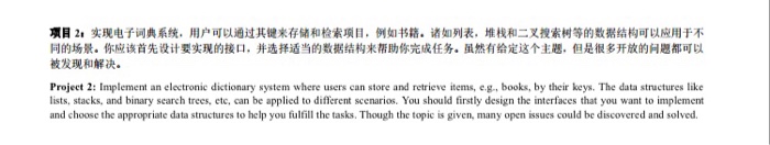 Solved Implement an electronic dictionary system in C++ | Chegg.com