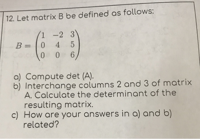 Solved 1. Calculate the determinant: | Chegg.com