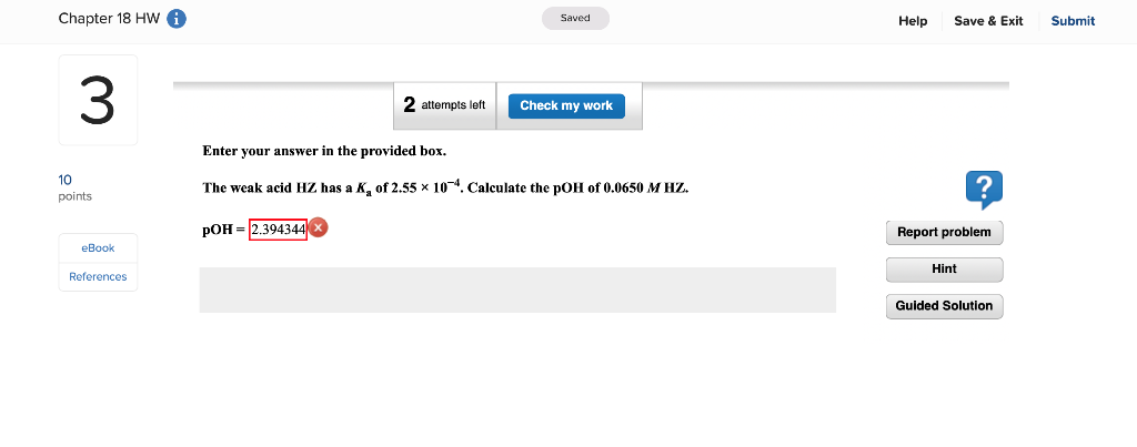 Solved Chapter 18 HW G Saved Help Save & Exit Submit 3 2 | Chegg.com