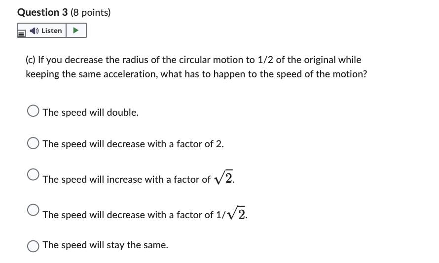 Solved An object is in a counterclockwise circular motion | Chegg.com