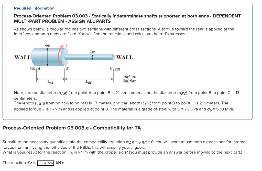 Solved Required information Process-Oriented Problem 03.003 | Chegg.com