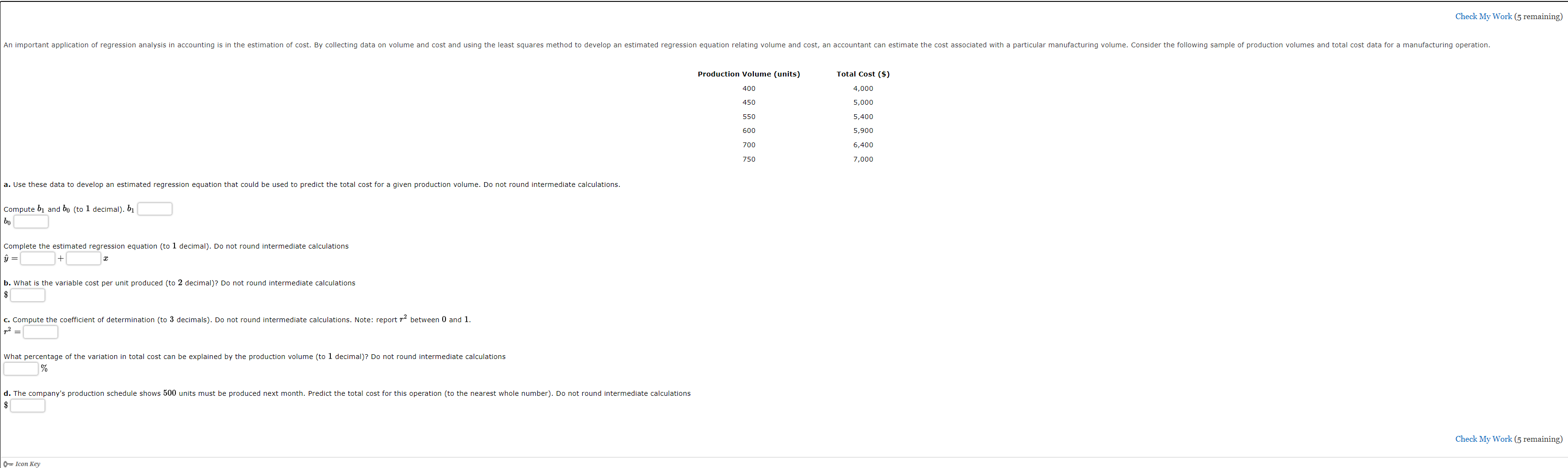 Solved Comnute b1 and b0 (to 1 decimal). b1 t Complete the | Chegg.com