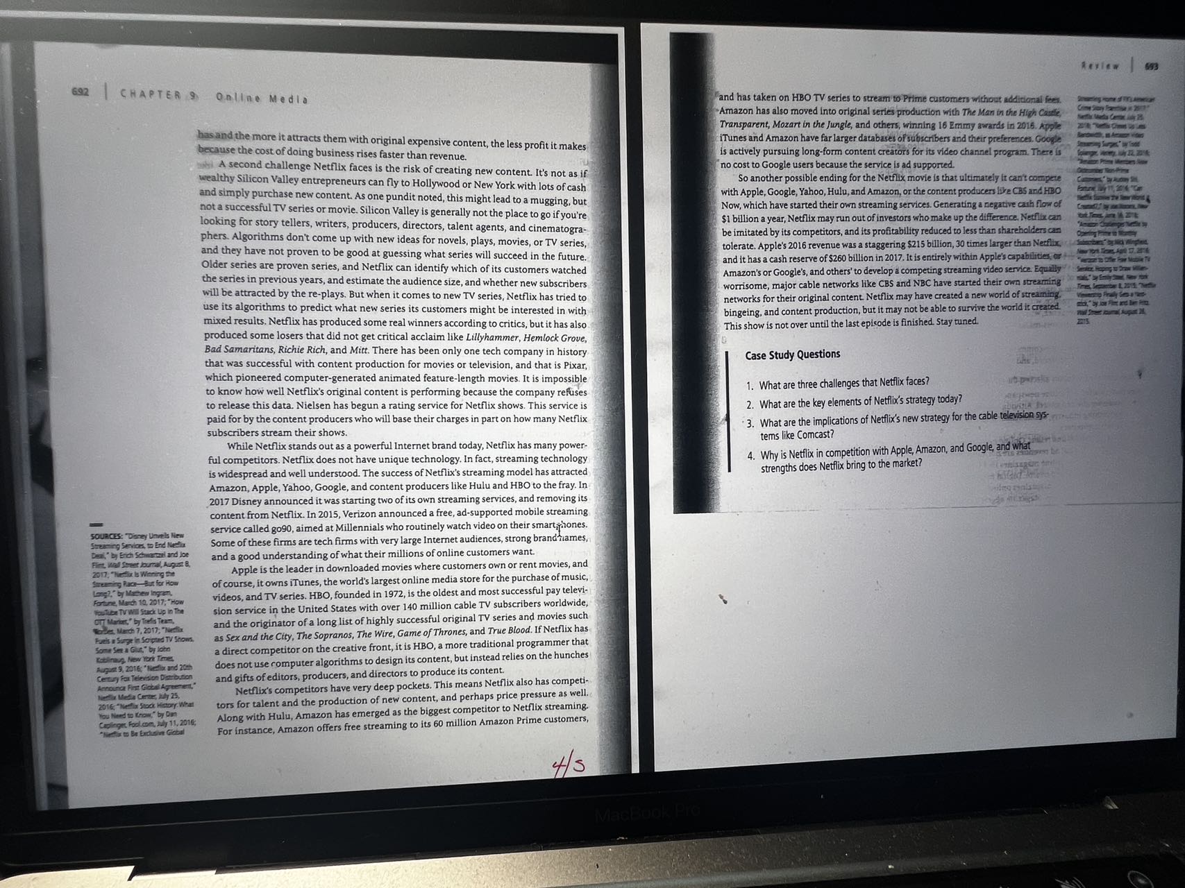 Solved Questions Q1. What are three (3) challenges Netflix | Chegg.com