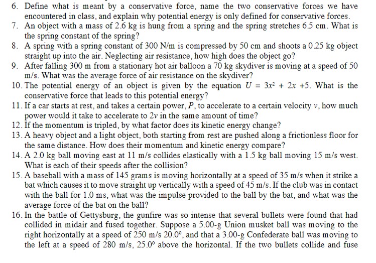 Solved 1. A 10-kg object moves from a position | Chegg.com