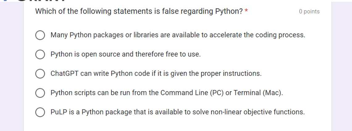 Solved Which of the following statements is false regarding | Chegg.com