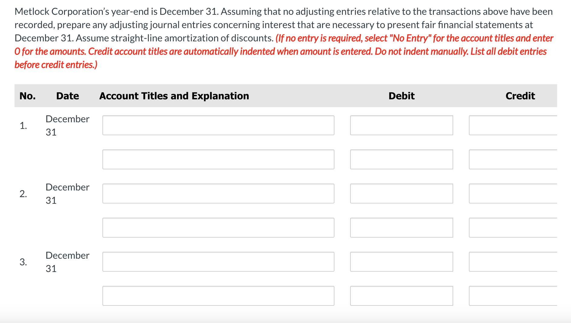 Solved Described below are certain transactions of Metlock | Chegg.com