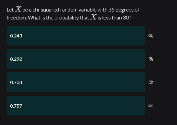 Solved Let X be a chi-squared random variable with 35 | Chegg.com