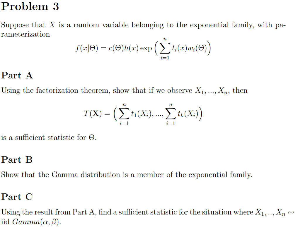 Solved Problem 3 Suppose that X is a random variable | Chegg.com
