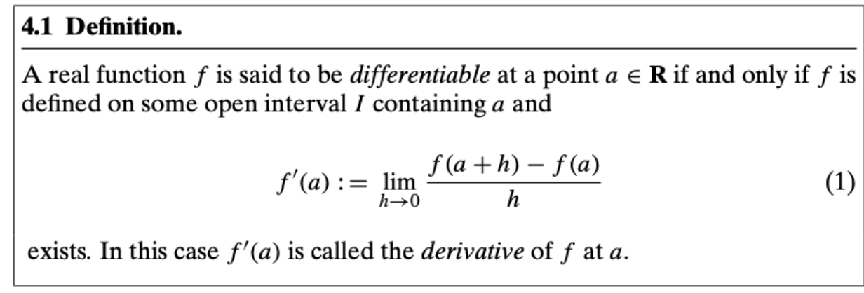 Solved 4.1 Definition. A real function f is said to be | Chegg.com