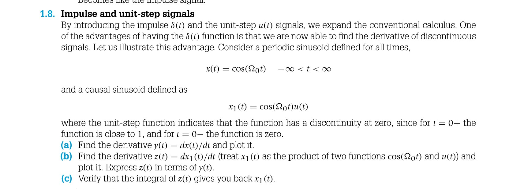 Solved 1.6. Even and odd hyperbolic functions—MATLAB | Chegg.com