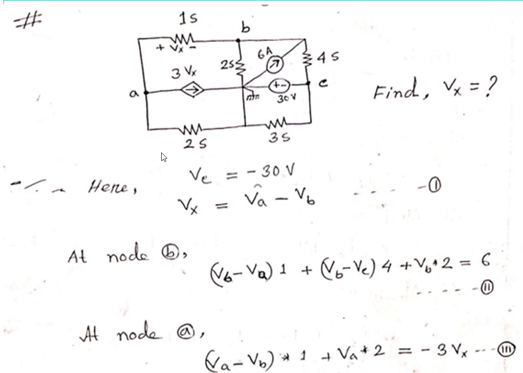 Solved determine the voltage at every node using node | Chegg.com