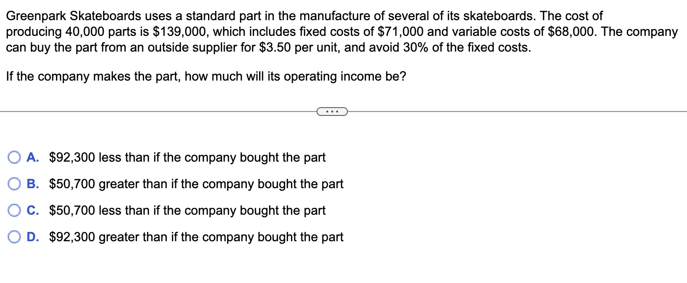 Solved Expected Future Data That Differs Among Alternative 8787