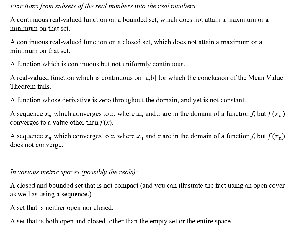 Solved A Continuous Real Valued Function On A Bounded Set