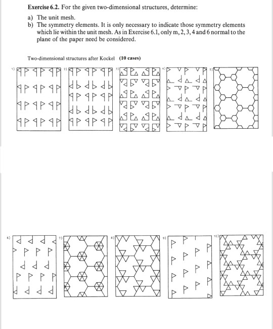 Exercise 6.2. For the given two-dimensional | Chegg.com