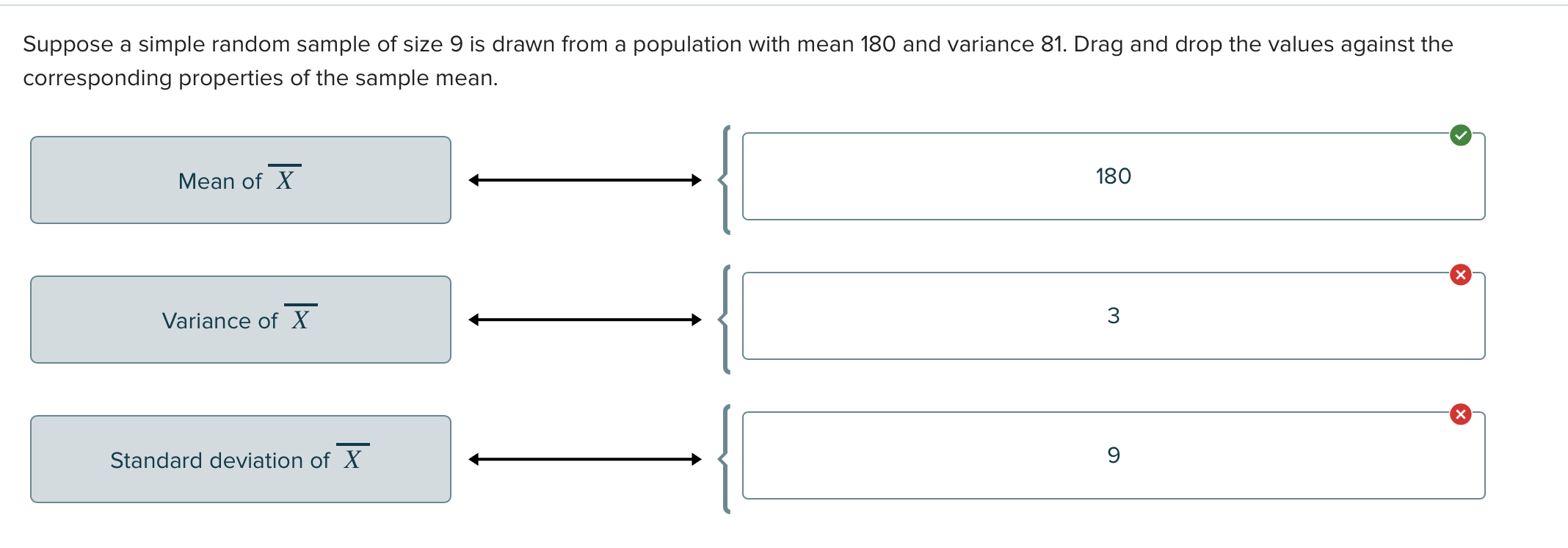 Solved Suppose a simple random sample of size 9 ﻿is drawn | Chegg.com
