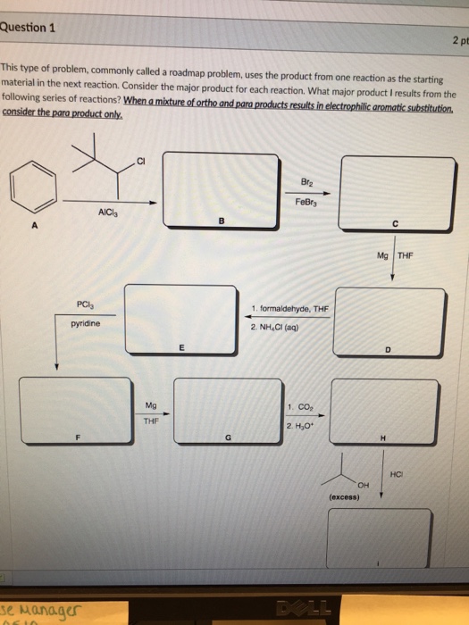Solved This type of problem, commonly called a roadmap | Chegg.com