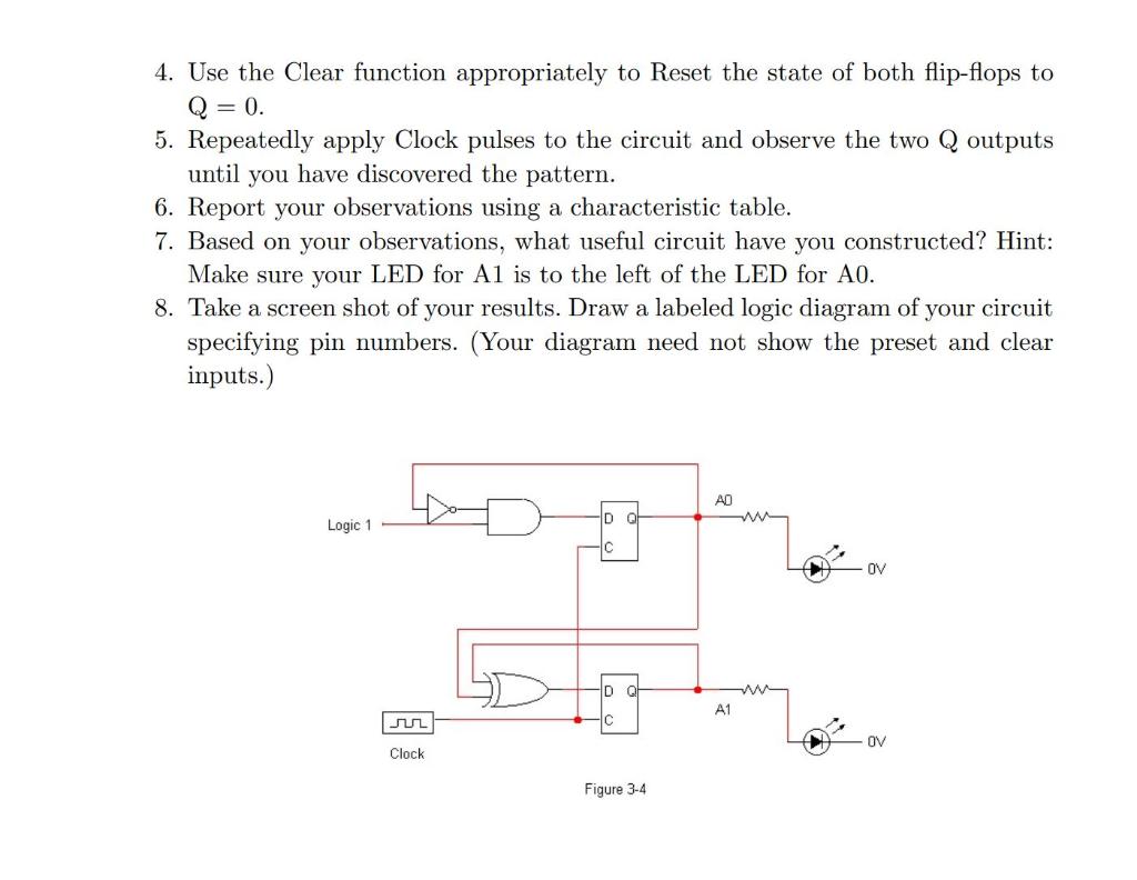 Solved Construct the circuit given in the figure below: 1. | Chegg.com
