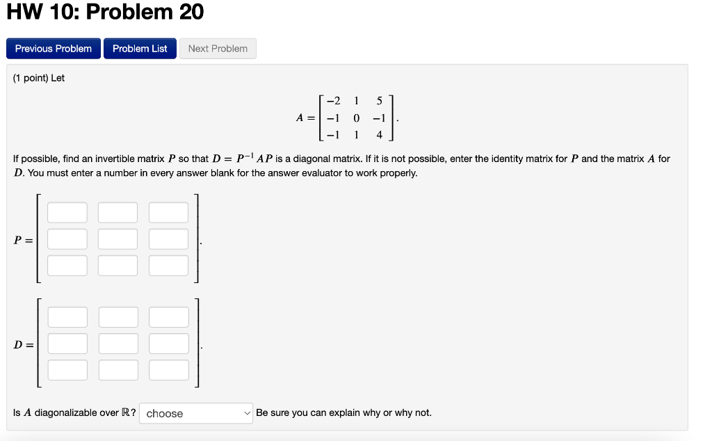 Solved HW 10: Problem 20 Previous Problem Problem List Next | Chegg.com