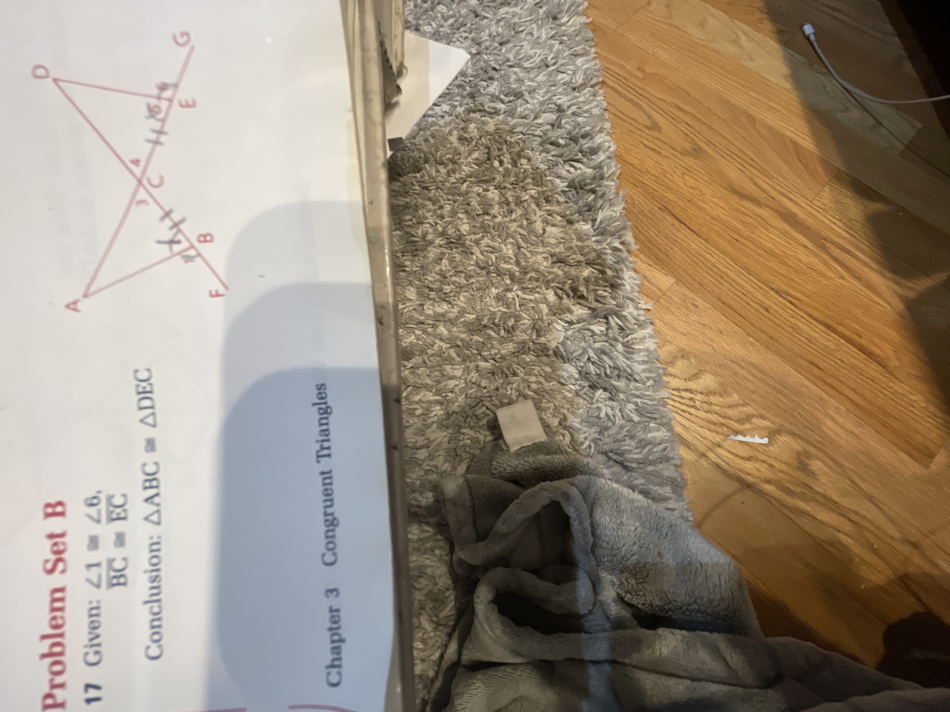 Solved Problem Set B 17 Given: BC∠1≈∠6. Conclusion: | Chegg.com