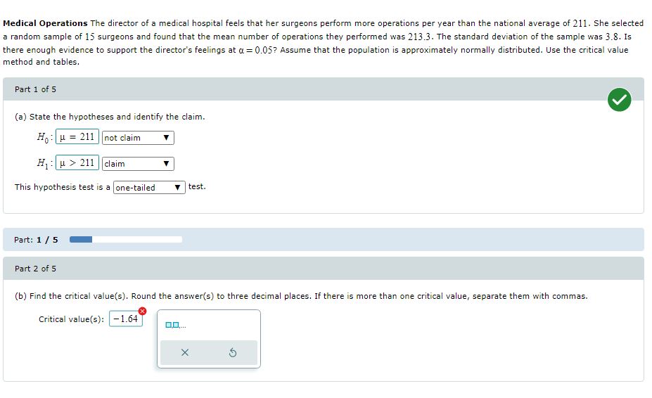 Solved Medical Operations The director of a medical hospital | Chegg.com
