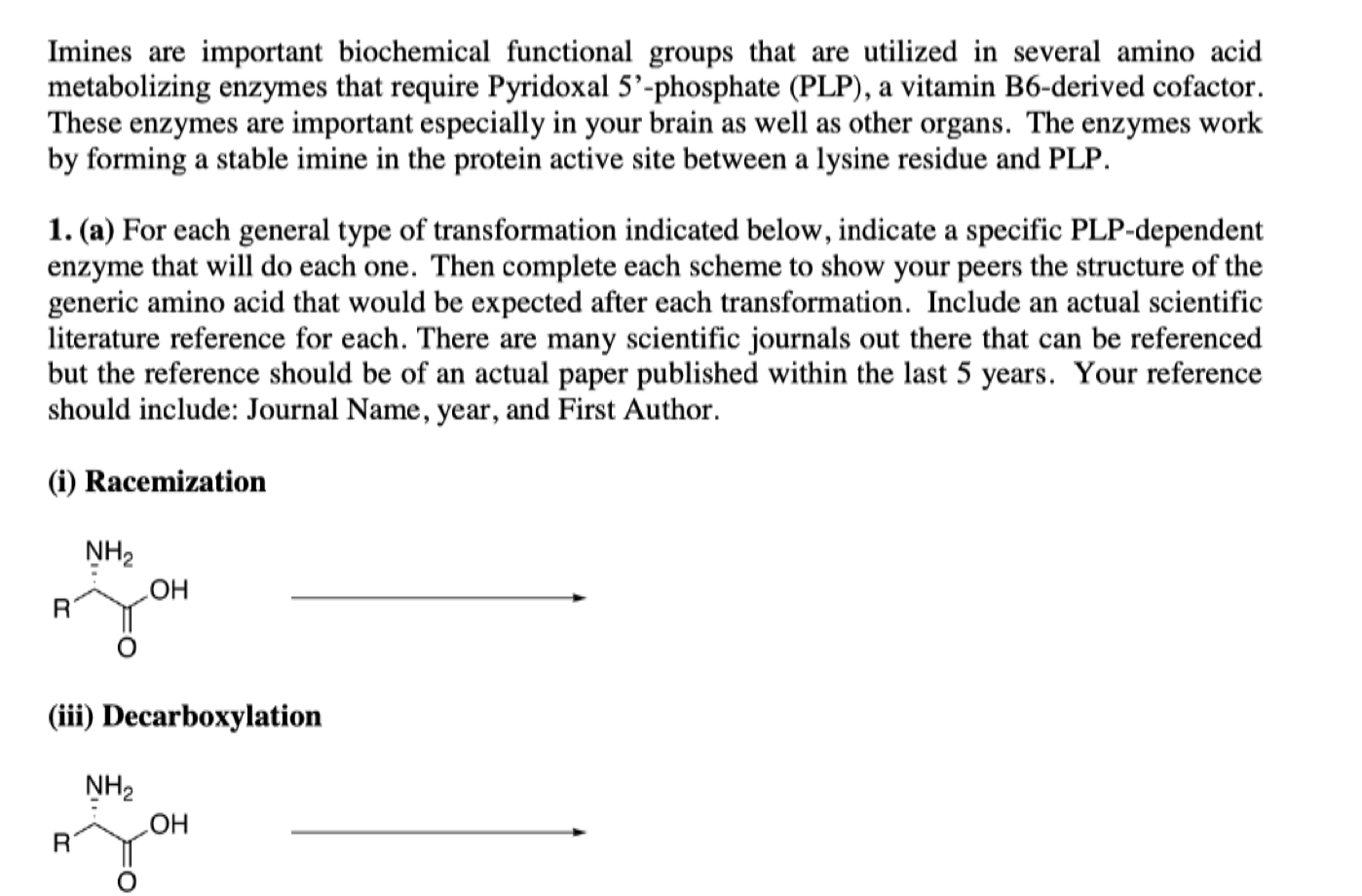 Solved PLEASE INCLUDE ENZYME THAT DOES EACH PROCESS Please | Chegg.com