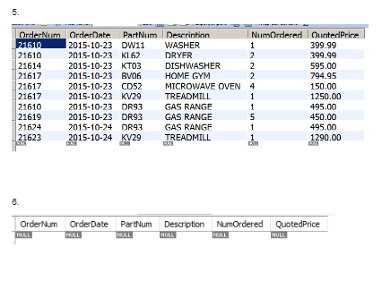 Solved In database Management Please Use the table_1 | Chegg.com