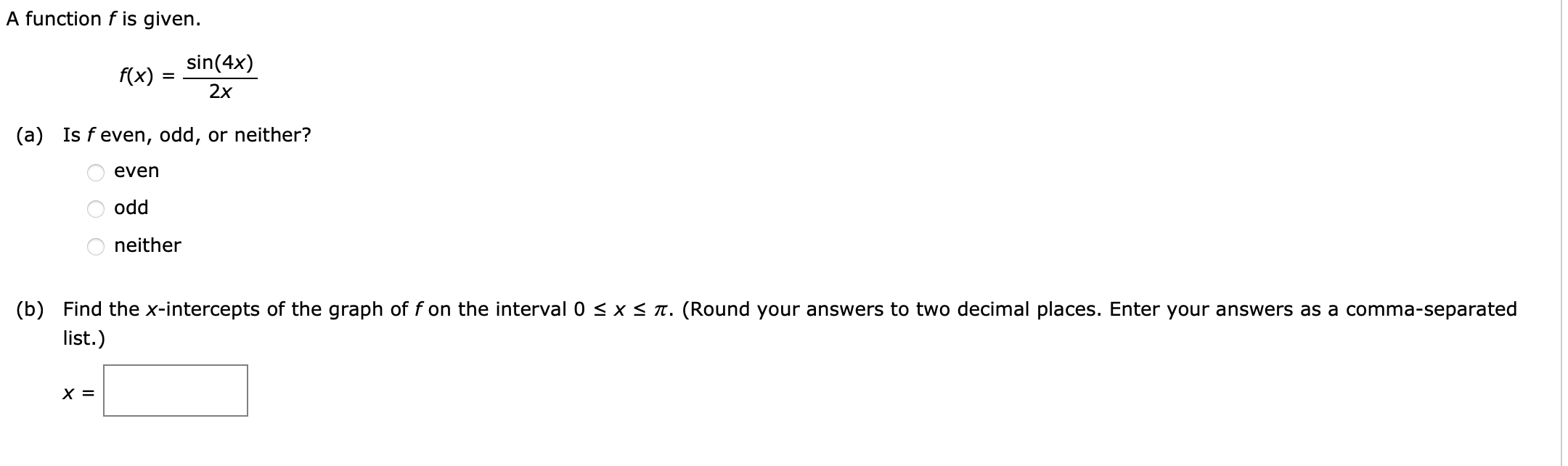 Solved (c) Graph f in an appropriate viewing rectangle.A | Chegg.com