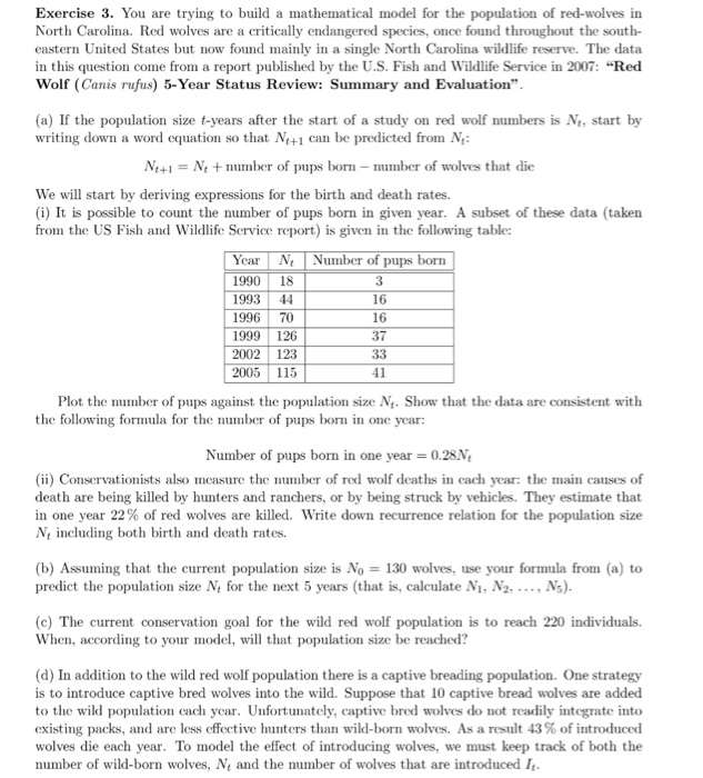 Solved Exercise 3. You are trying to build a mathematical | Chegg.com