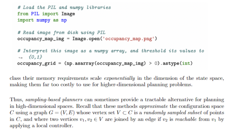 Solved Problem 1: Route planning in occupancy grid maps As | Chegg.com