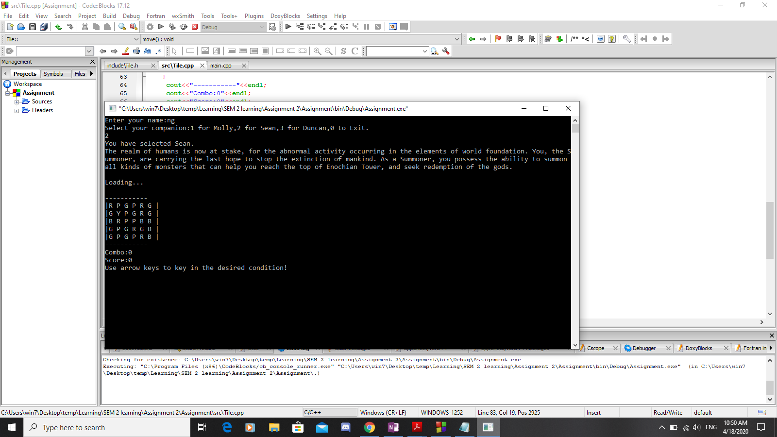 How to move a letter in multidimensional array which | Chegg.com