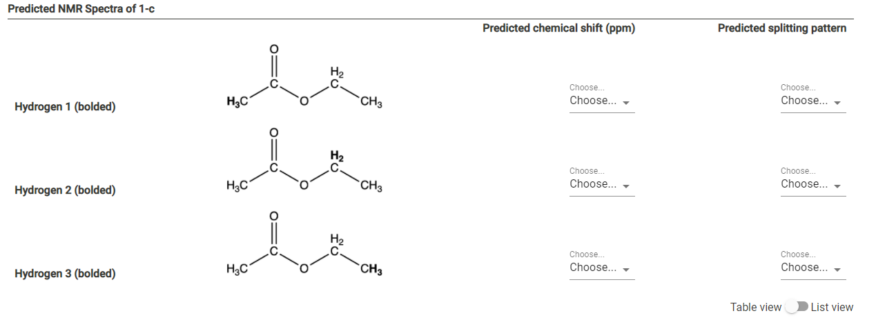 Solved For each of the compounds above (1a–d) predict their | Chegg.com