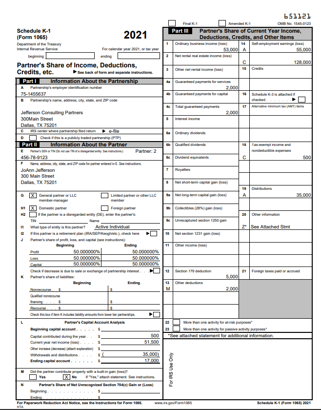 Instructions: Tax return 1-2: Assuming Jay and JoAnn | Chegg.com