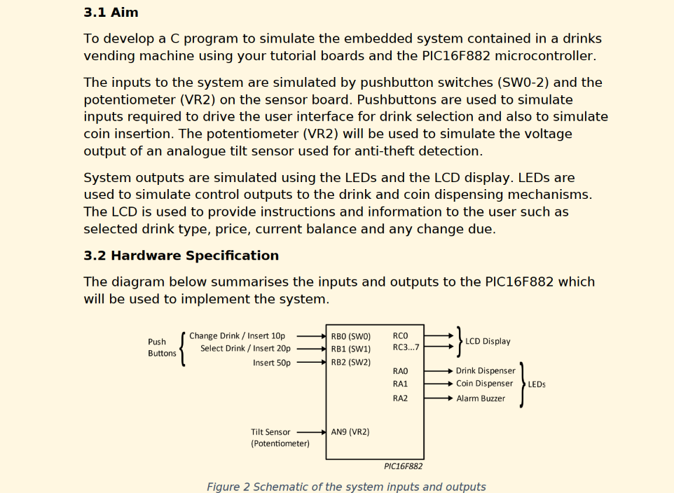 To develop a C program to simulate the embedded | Chegg.com