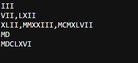 Solved III VII, LXII XLII, MMXXIII, MCMXLVII MD MDCLXVI | Chegg.com