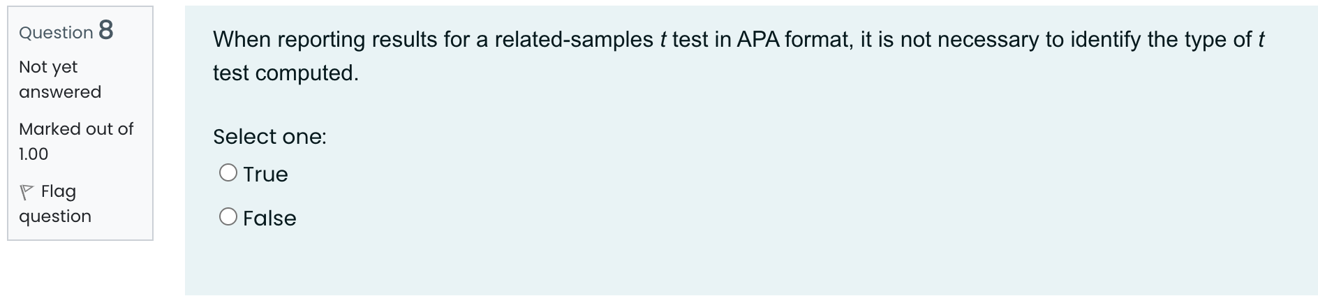 Solved When reporting results for a related-samples t test | Chegg.com