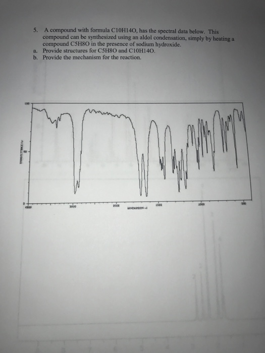 Solved A compound with formula C10H140, has the spectral | Chegg.com