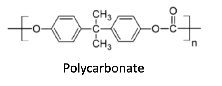 Solved Compare the backbone structure of Polycarbonate | Chegg.com
