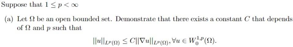 Solved Suppose that 1≤p