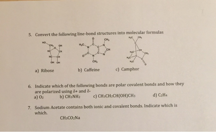 Solved Convert the following line-bond structures into | Chegg.com